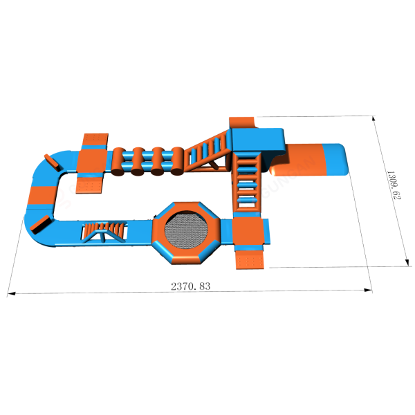 Kappa inflatable water park (23 x 13 m)